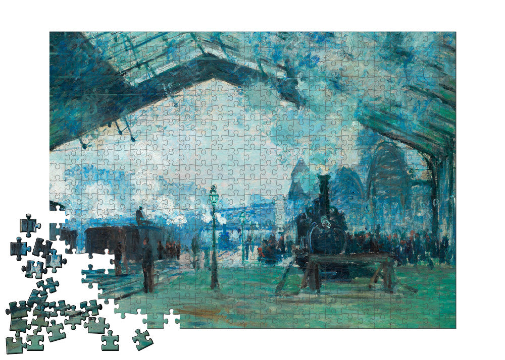 Claude Monet Saint Lazare Train Station